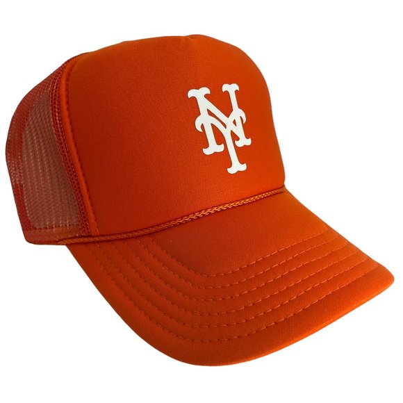 OTTO | Accessories | New Vintage Style New York Mets Ny Orange Trucker ...